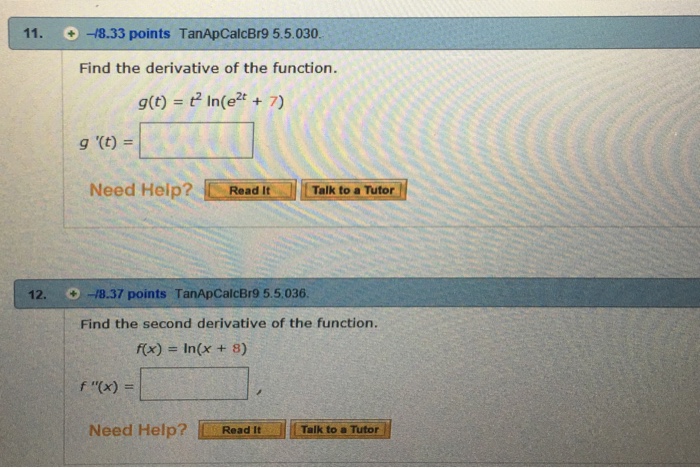 Solved Find the derivative of the function. g(t) = t^2 | Chegg.com