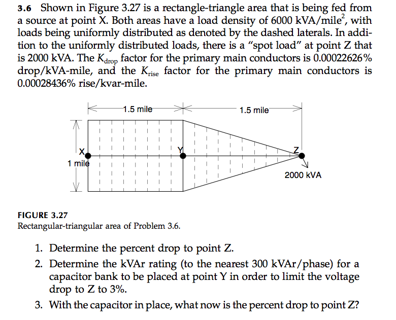 Solved Shown in Figure 3.27 is a rectangle-triangle area | Chegg.com