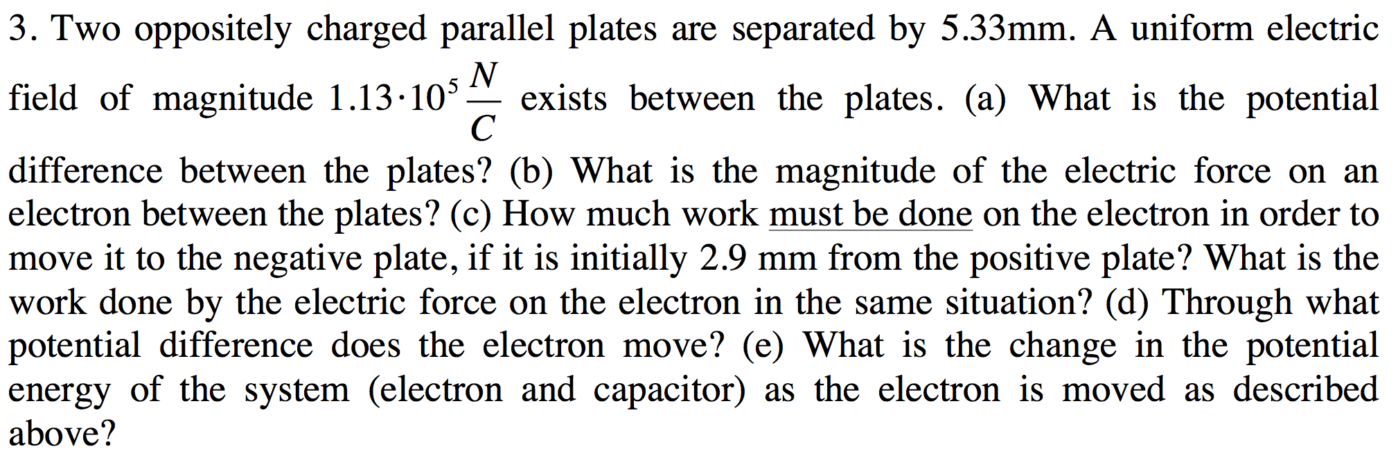 Solved Two oppositely charged parallel plates are separated | Chegg.com