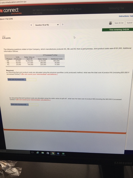 Solved The following questions relate to kyle company, which | Chegg.com