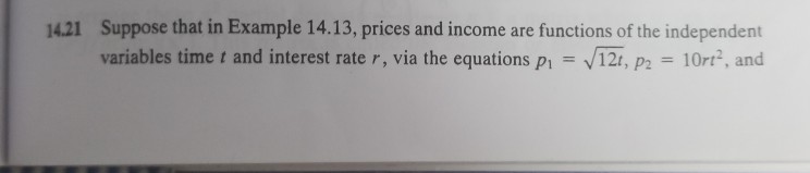 Solved Example 14 13 In A Two Commodity World Consider The