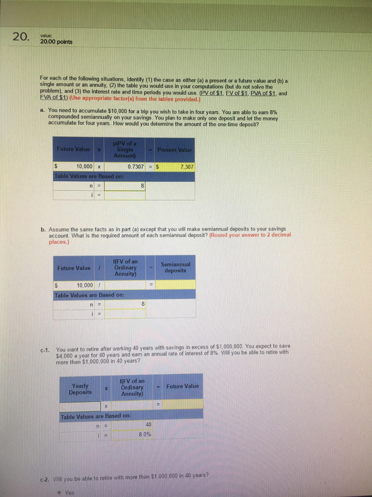 Solved For each of the following situations, identify (1) | Chegg.com