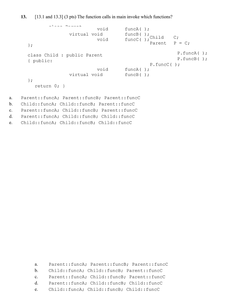Solved Worksheet 13 Chapter 13 Transfer your answers to all | Chegg.com