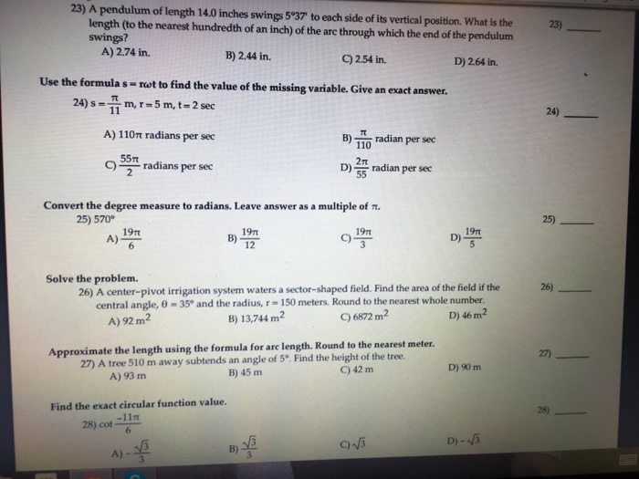 Solved Use the formula $ - rwt to find the value of the | Chegg.com