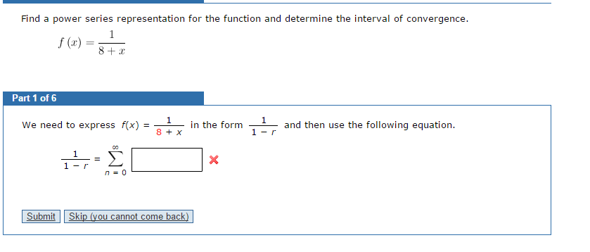 Solved Find a power series representation for the function | Chegg.com