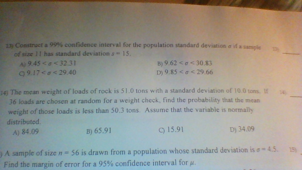 Solved Construct a 99% confidence interval for the | Chegg.com
