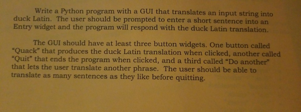 Solved Write A Python Program With A Gui That Translates An 1926