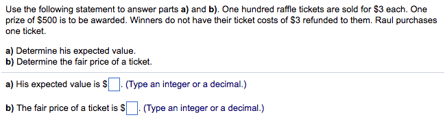 Solved Use the following statement to answer parts a) and | Chegg.com