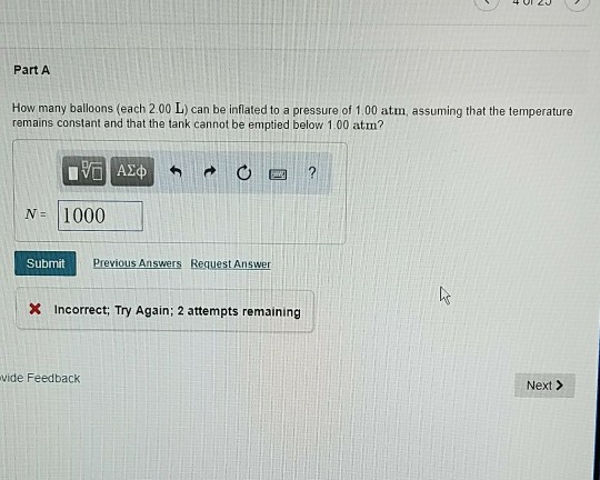 Solved A 14.0-L tank is filled with hellion gas at pressure | Chegg.com