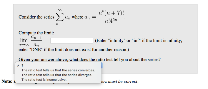 Solved Consider the series sigma _n=1^infinity a_n, where | Chegg.com