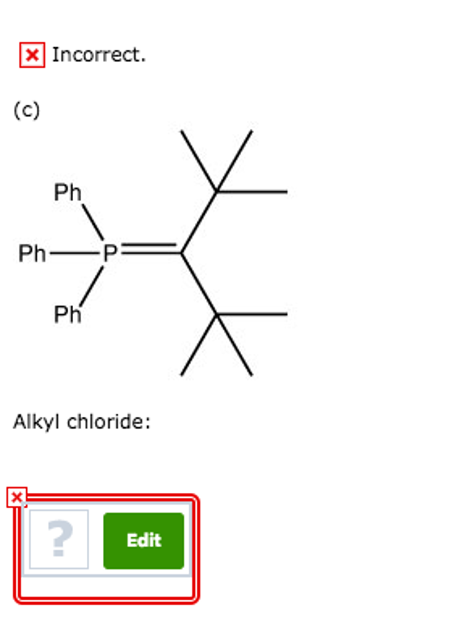 Solved Draw the structure of the alkyl chloride needed to | Chegg.com