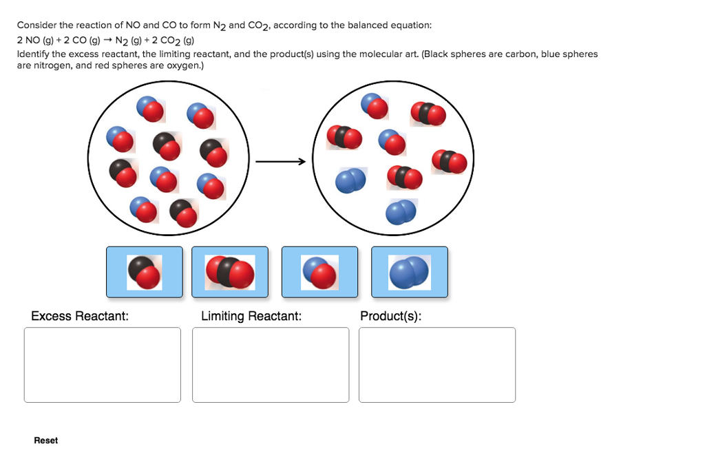 Solved Consider the reaction of NO and CO to form N2 and | Chegg.com