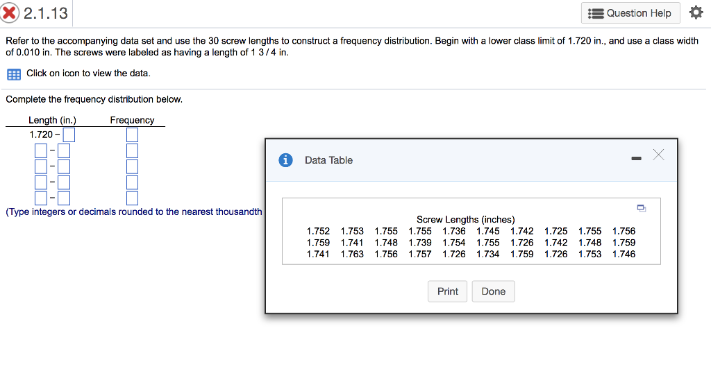 Solved Refer to the accompanying data set and use the 30 | Chegg.com