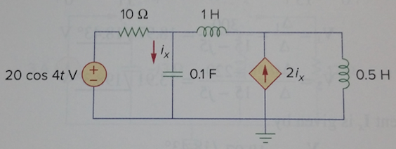 Solved Find ix in the circuit using nodal analysis and | Chegg.com
