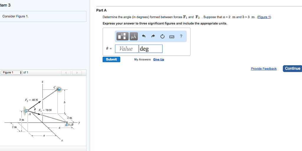 Solved Consider Figure 1. Determine the angle (in degrees) | Chegg.com