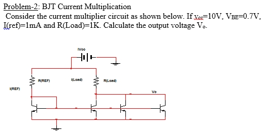 Solved BJT Current Multiplication Consider the current | Chegg.com