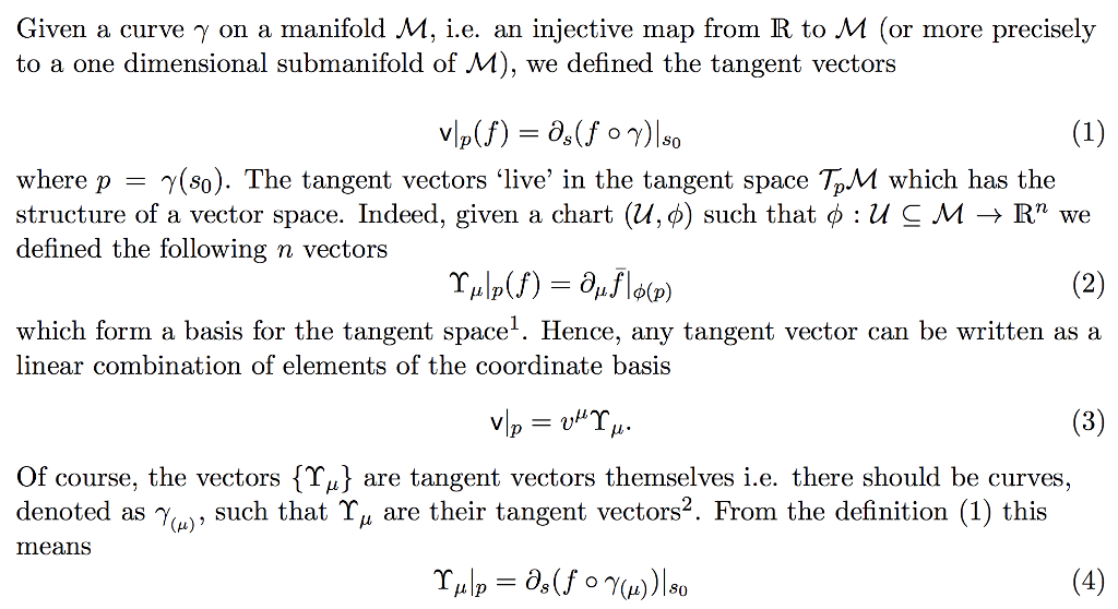 Given a curve γ on a manifold M, ie. an injective map | Chegg.com