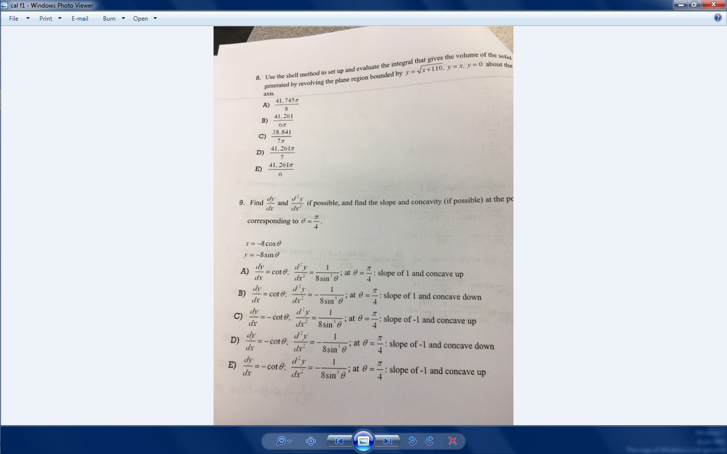 Solved Use the shell method to set up and evaluate the | Chegg.com