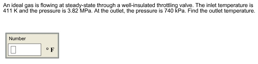 Solved An ideal gas is flowing at steady-state through a | Chegg.com