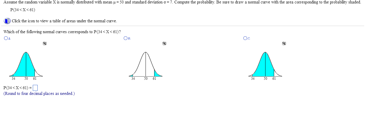 Solved Assume The Random Variable X Is Normally Distributed 
