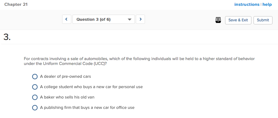 Solved 1. Article 2 of the Uniform Commercial Code (UCC) | Chegg.com
