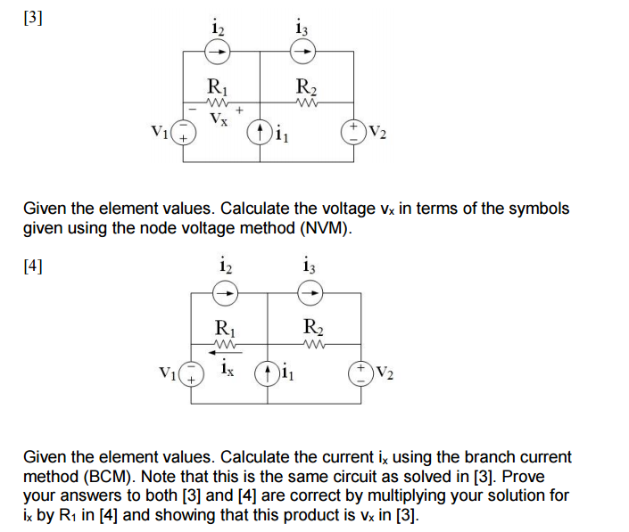 Solved Given the element values. Calculate the voltage Vx in | Chegg.com