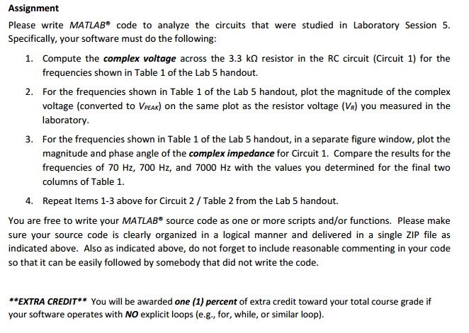 I need to analyze RL and RC circuits using MATLAB | Chegg.com