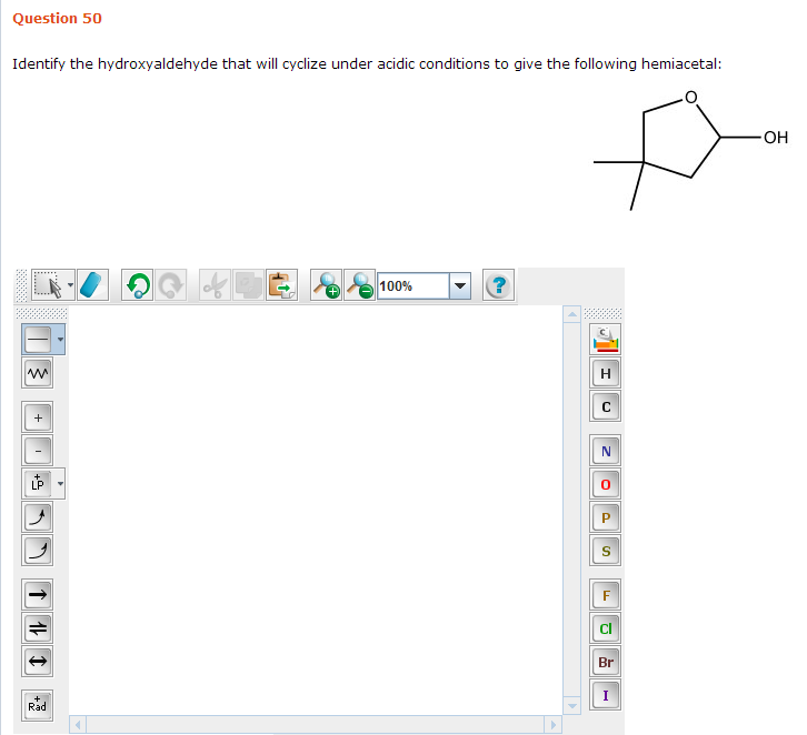 Solved Identify the hydroxyaldehyde that will cyclize under | Chegg.com