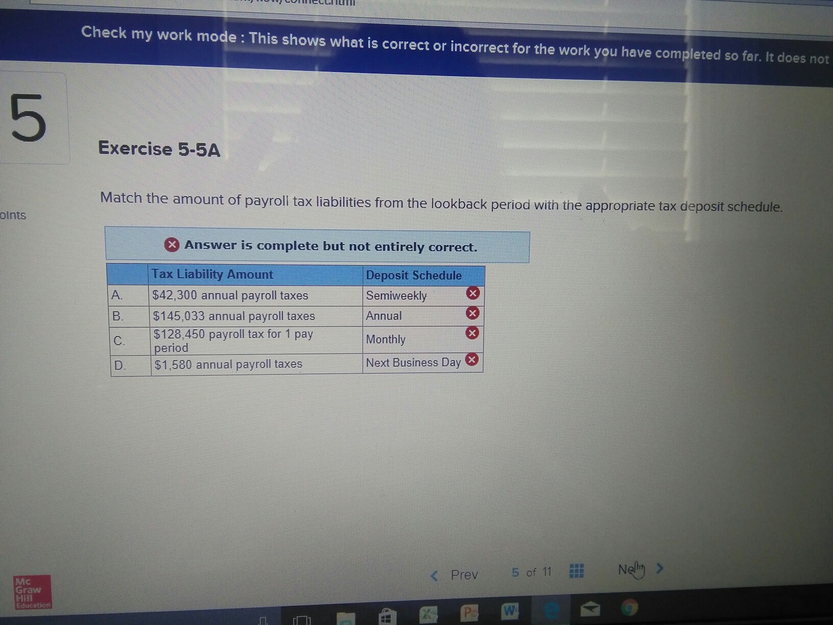 Solved Check my work mode: This shows what is correct or | Chegg.com