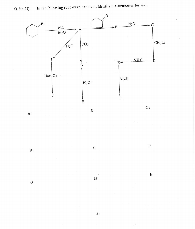 Solved In the following road-map problem, identify the | Chegg.com