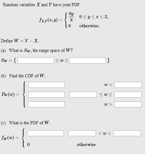 Solved Random variables X and Y have joint PDF by 0 | Chegg.com
