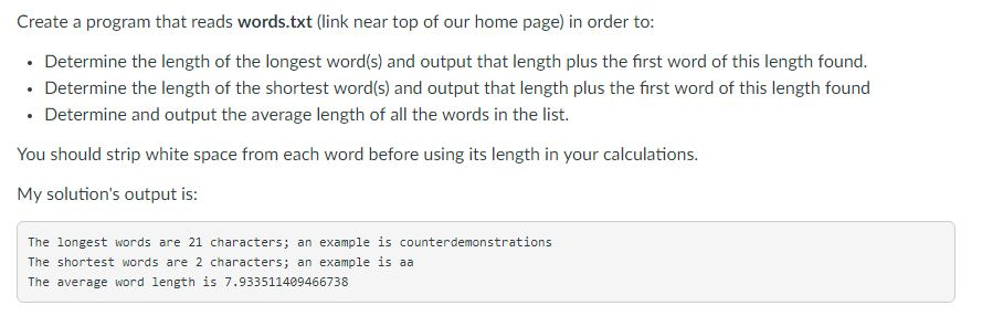 Solved Please program the following lab in Python 3 and | Chegg.com