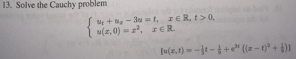 Solved 13. Solve the Cauchy problem 2 1 | Chegg.com