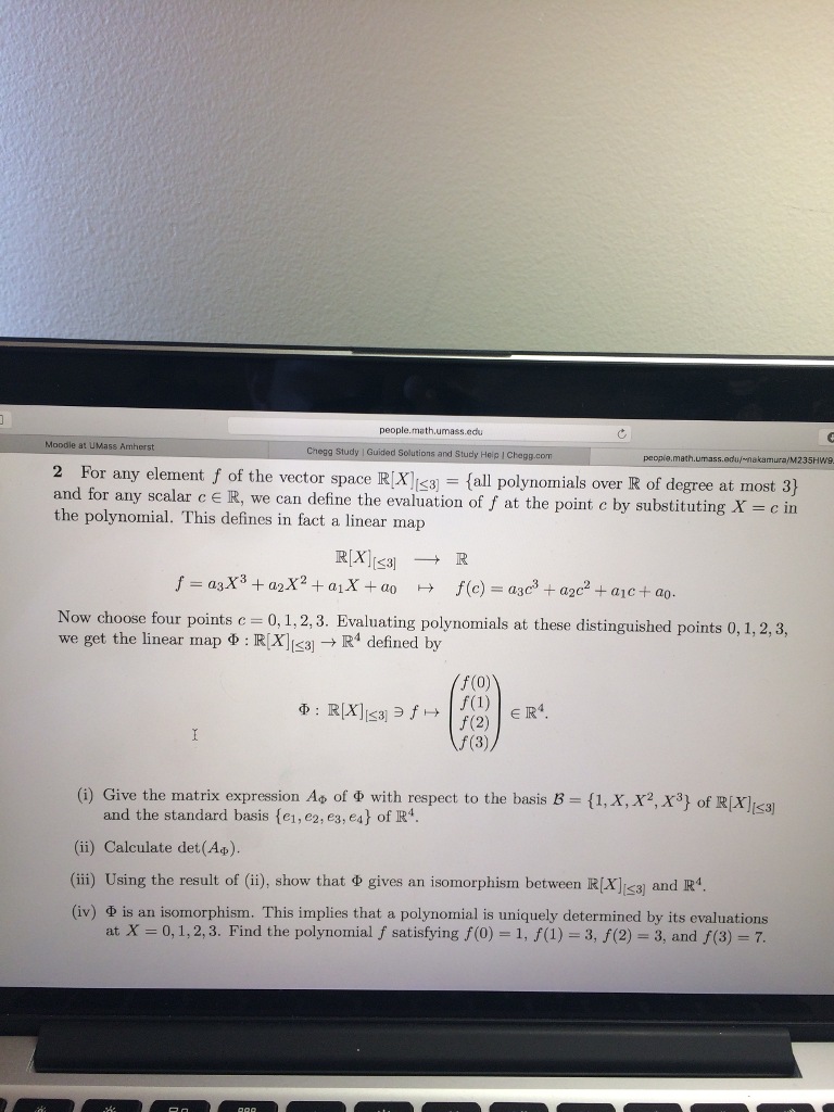 Solved people, math umass edu Moodle at UMass Arnherst Chegg | Chegg.com