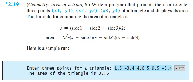 Solved Write A Program That Prompts The User To Enter Three 3632