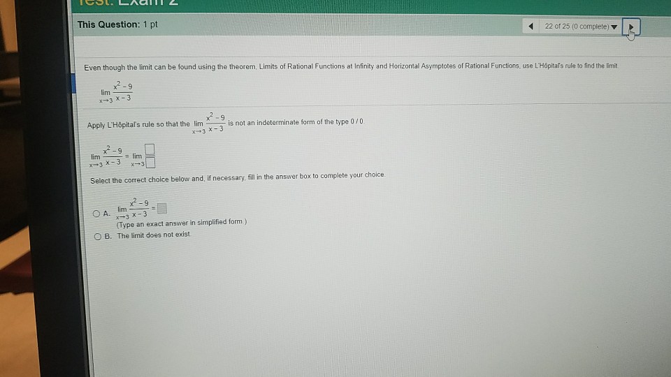 Solved Even though the limit can be found using the theorem. | Chegg.com