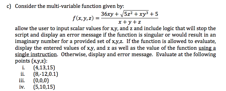 Solved Consider the multi-variable function given by: f(x, | Chegg.com