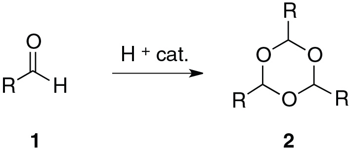 Solved In principle, aldehyde 1 can trimerize under acid | Chegg.com