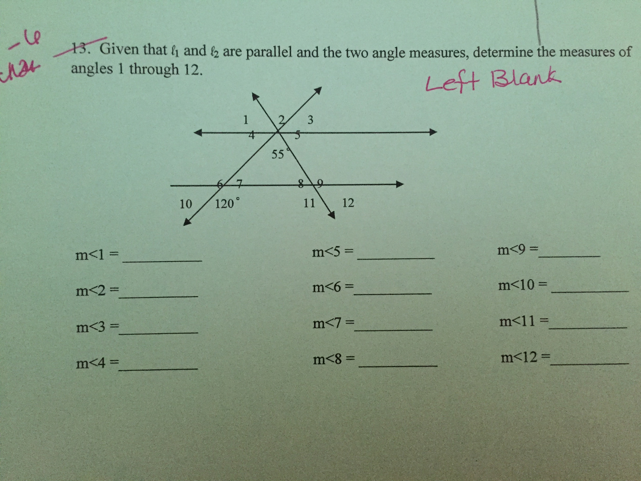 Solved Given that l1 and l2 are parallel and the two angle | Chegg.com