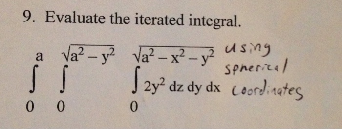 Solved Evaluate the iterated integral. integral_0^2 | Chegg.com