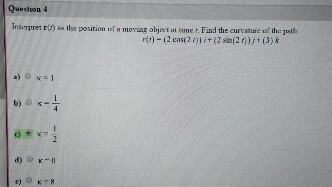 Solved Interpret r(t) as the position of a moving object at | Chegg.com