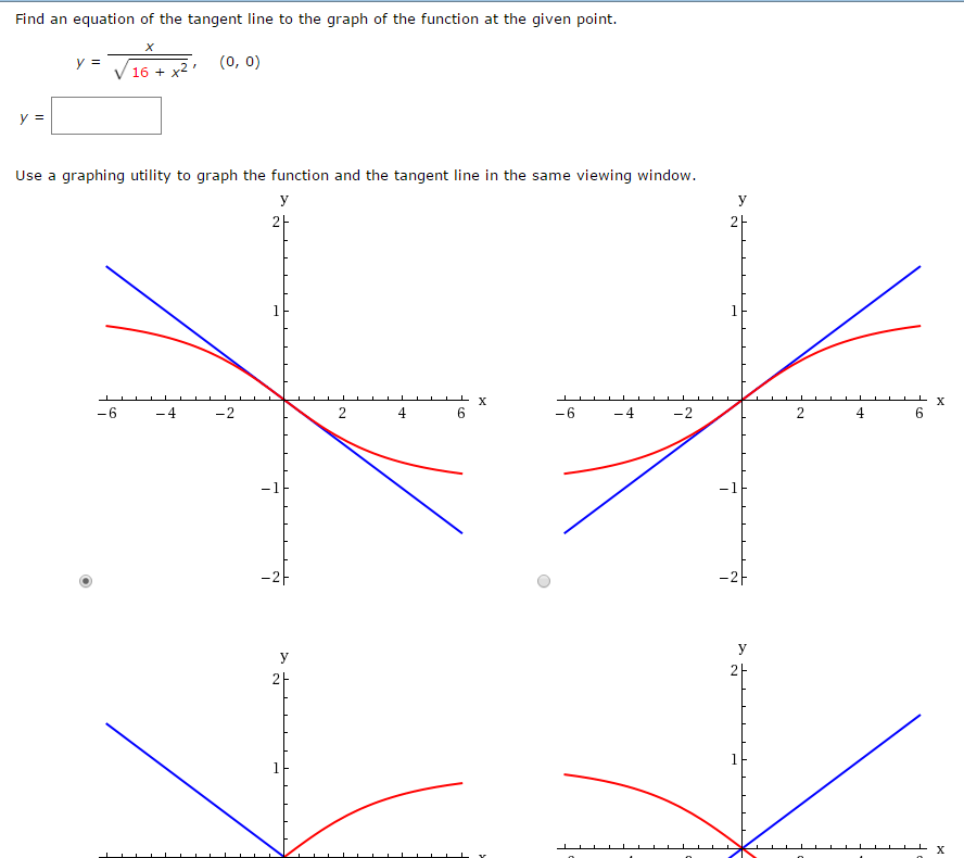 Solved Find an equation of the tangent line to the graph of | Chegg.com