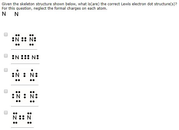 Solved Given the skeleton structure shown below, what | Chegg.com Solved Given the skeleton structure shown below, what | Chegg.com