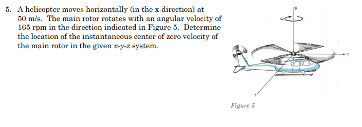 Solved A helicopter moves horizontally (in the x-direction) | Chegg.com