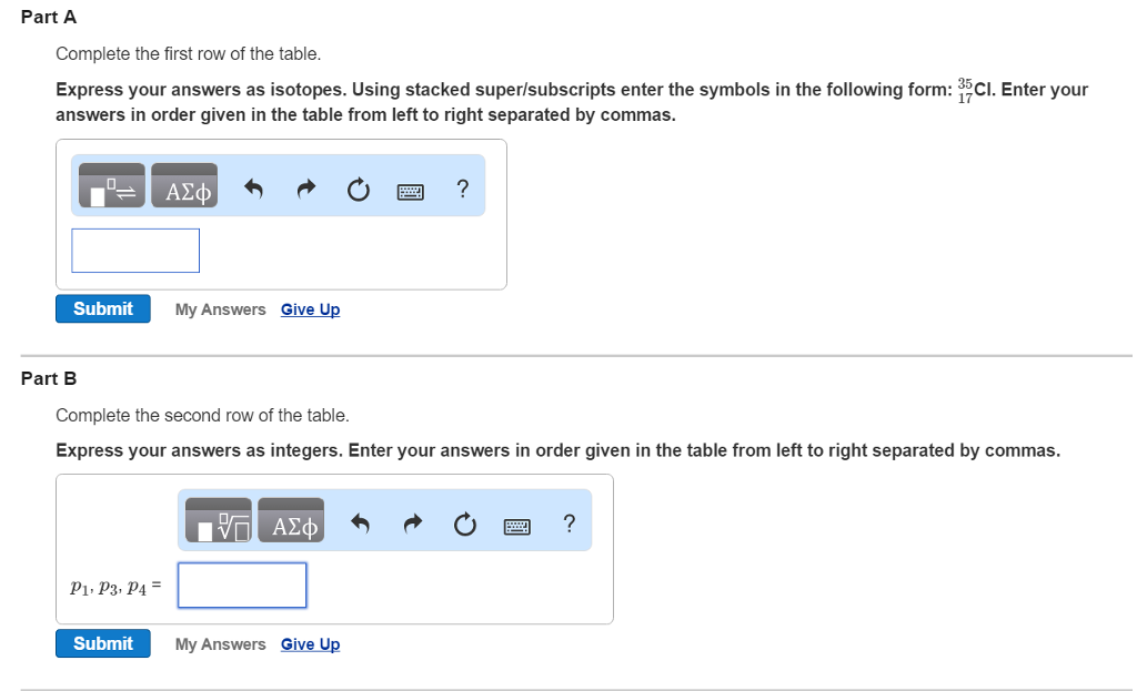 Solved Fill in the gaps in the following table, assuming | Chegg.com