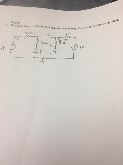 Solved Evaluate the circuit below. Calculate the node | Chegg.com