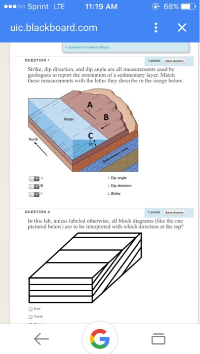 Solved Strike, dip direction, and dip angle are all | Chegg.com