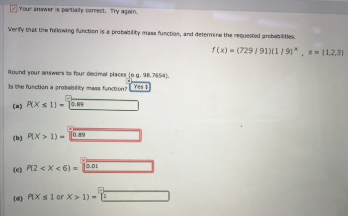 Solved Verify that the following function is a probability | Chegg.com