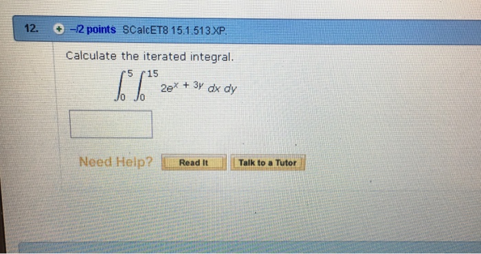 Solved Calculate the iterated integral. integral_0^5 | Chegg.com