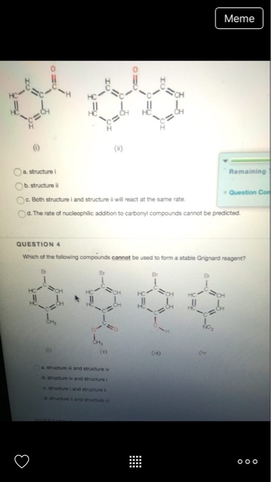 Solved Structure i Structure ii Both structure i and | Chegg.com